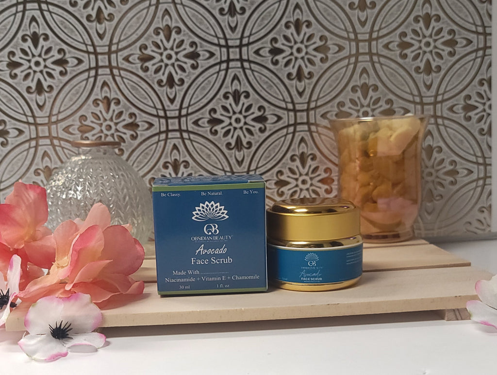 Vegan Avocado Face Scrub – Obsidian Beauty®